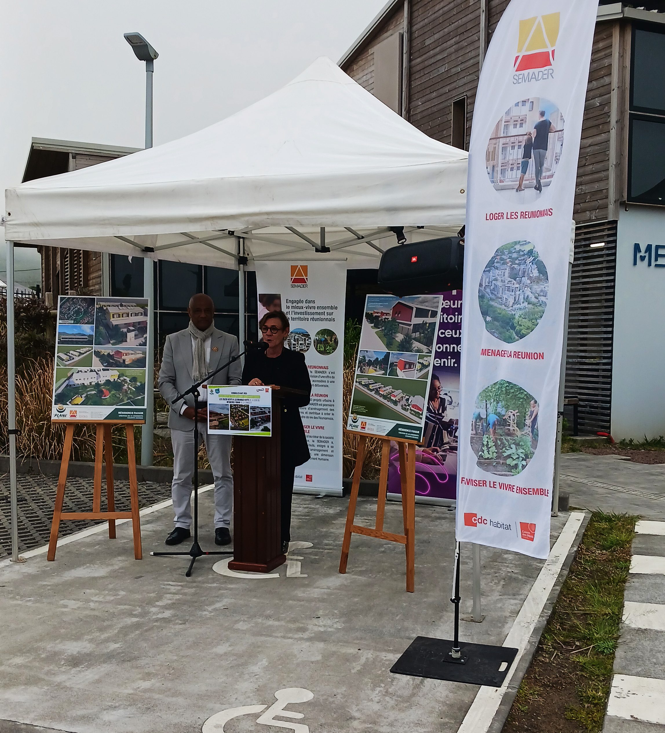 Lancement de nouveaux logements sociaux à La Plaine des Palmistes - Semader